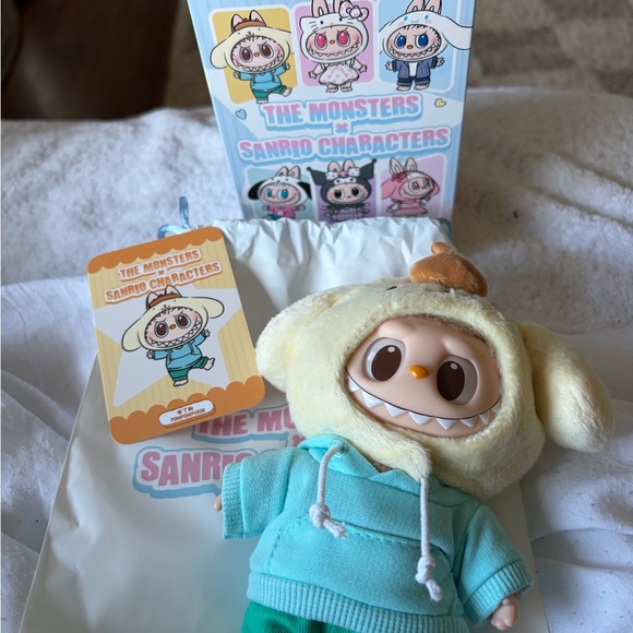POP MART | Toys | Sanrio X Labubu Pompompurin Monsters Plush Brand New ...